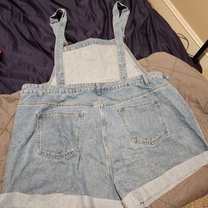 Cider | Jeans | Womens Cider Denim Overall Shorts Plus Size 3xl | Poshmark